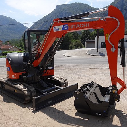 Mini-pelle 5 t cabine - HITACHI